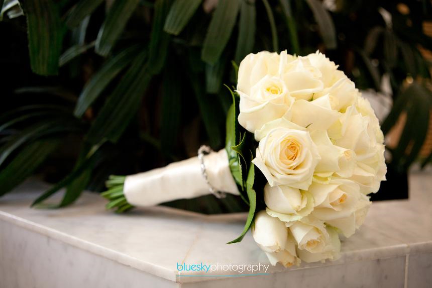 Classic White Rose Posy